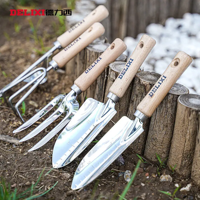 PELLE,3 Tooth Shovel--petite pelle en acier inoxydable, outils de ...