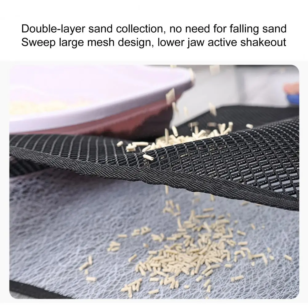 Universal-Cat-Litter-Mat-Wear-resistant-Kitten-Litter-Pad-Grid-Sand ...