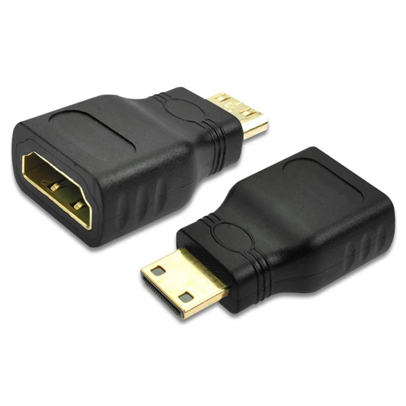 2pcs Mini HDMI-compatible to HDMI-compatible Adapter Male To Female ...
