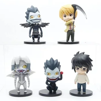 5 Pcs Anime Death Note Action Figures DEATH NOTE PVC Model Collection ...