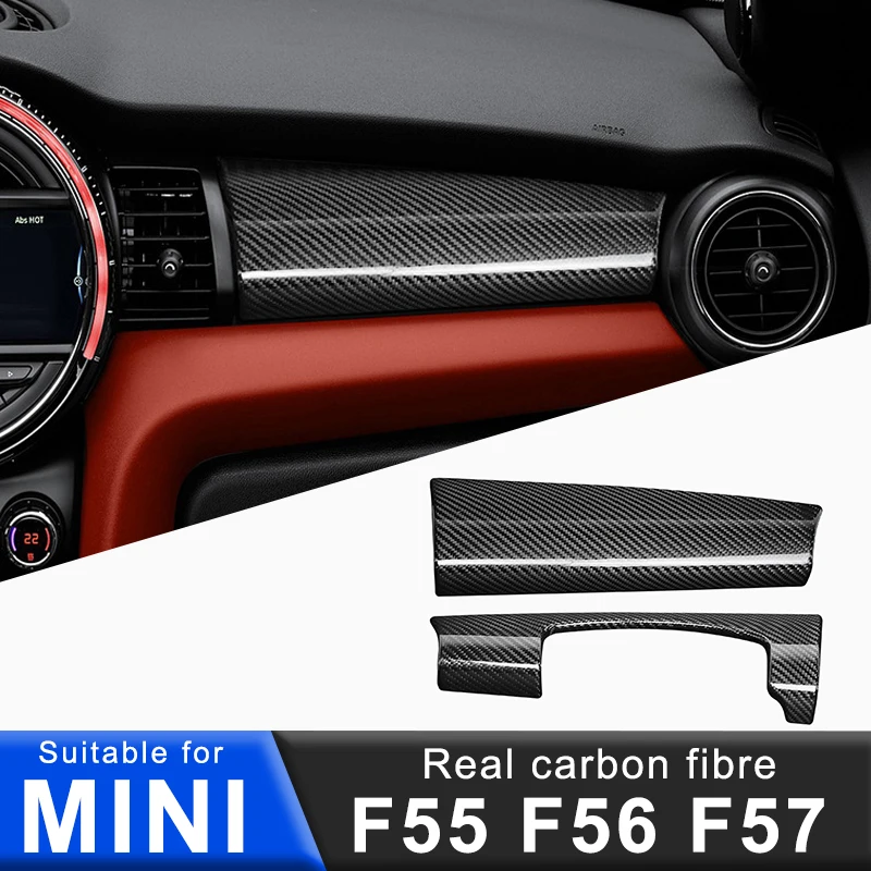 Car-Dashboard-Carbon-Fibre-Decorative-Cover-For-MINI-ONE-Cooper-S-F55 ...