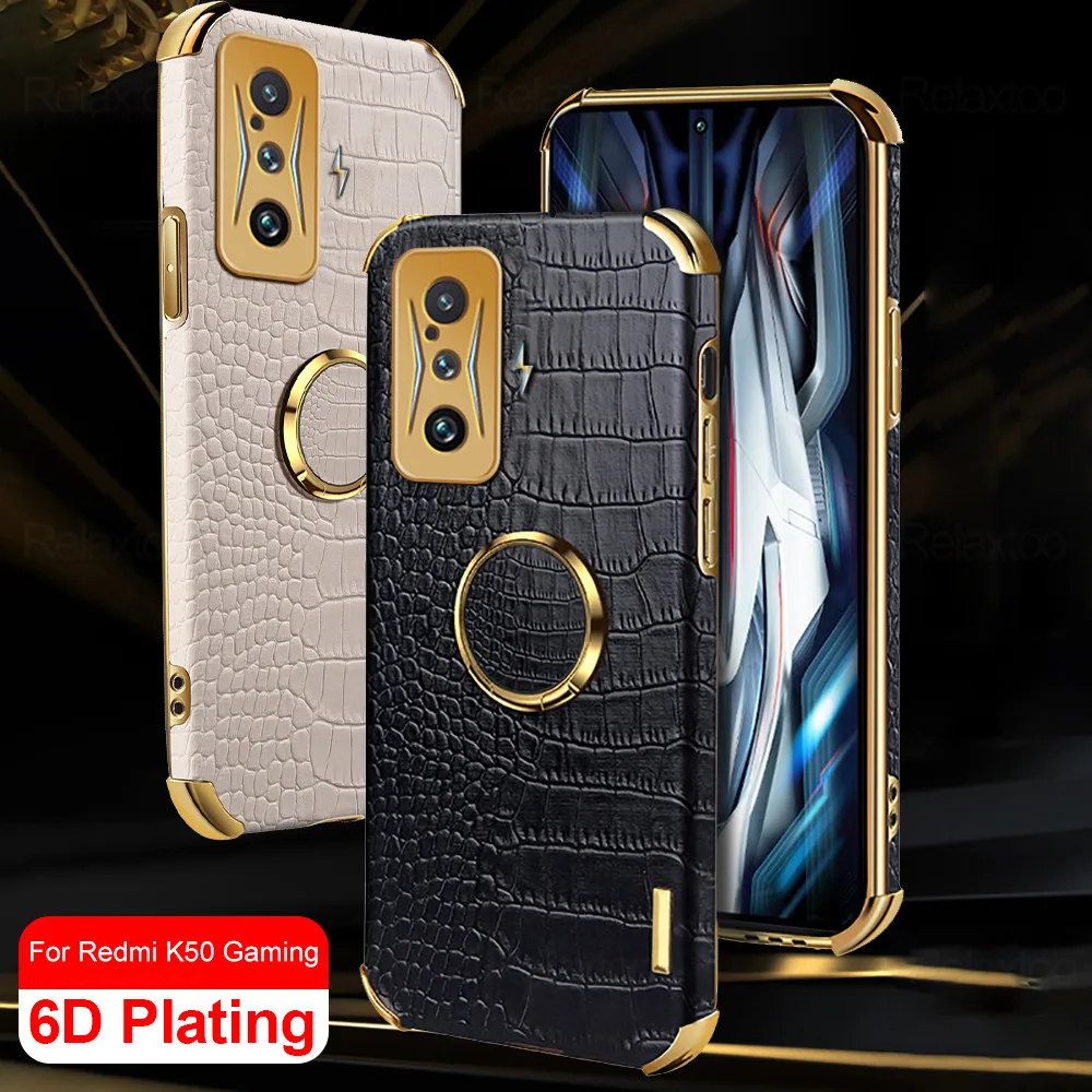 For Xiaomi Poco F4 GT 5G Case Plating Leather Phone Cover PocoF4 F 4 ...