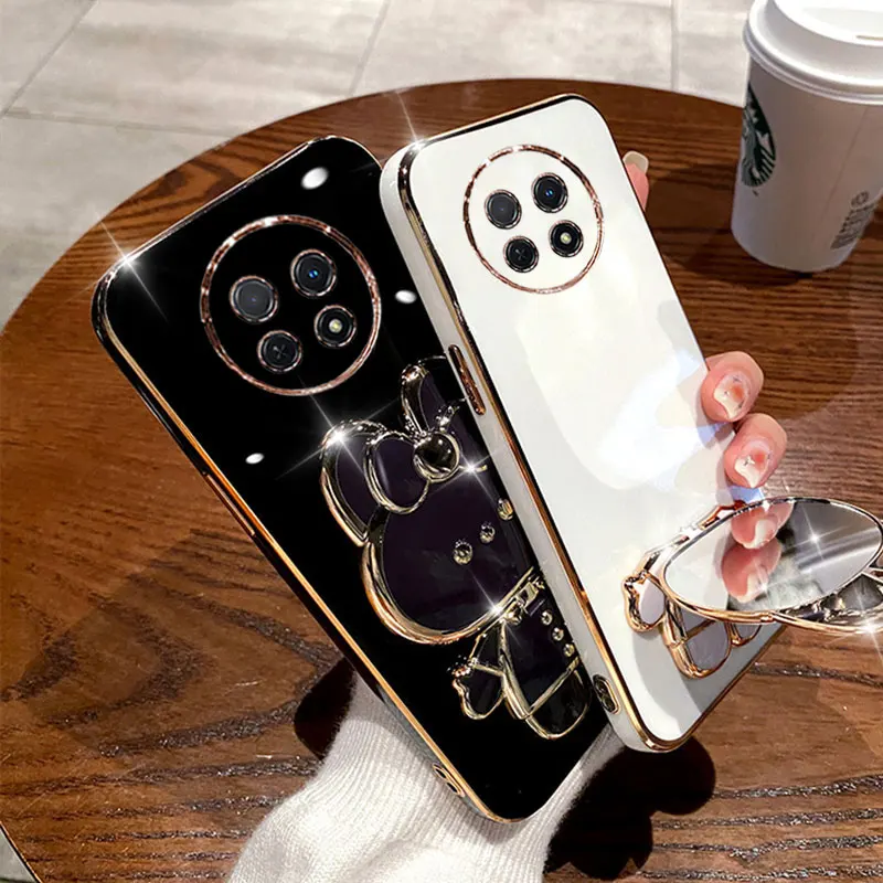 Cute-Rabbit-Mirror-Inside-Phone-Case-For-Huawei-Nova-Y91-Y90-Y70-Plus ...