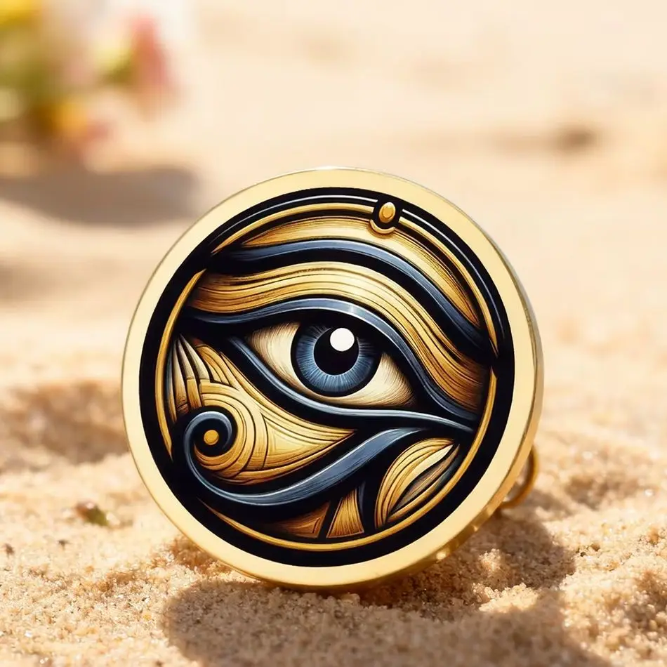 Dawapara Ancient Egyptian Eye of Ra Brooch Good Luck Eye of Horus ...
