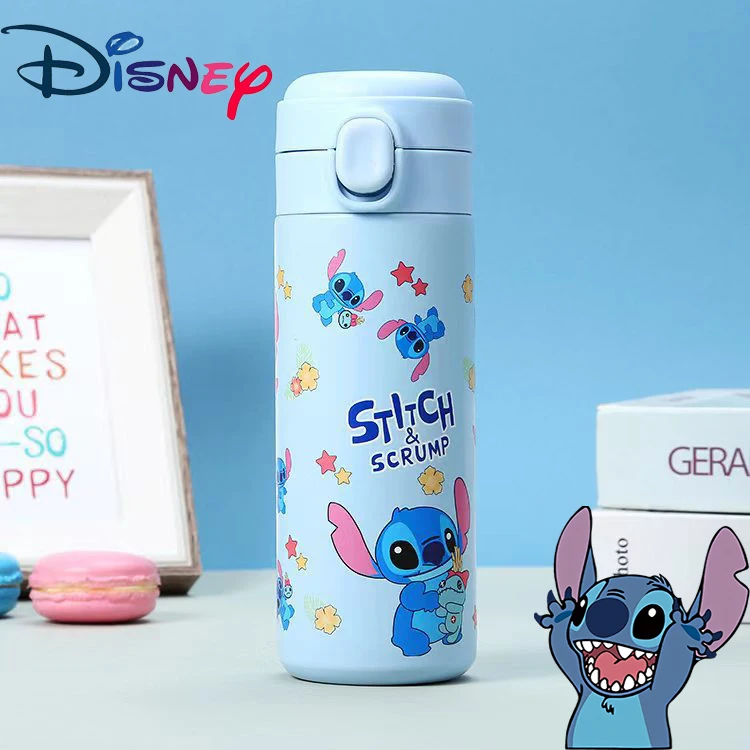 420ML-Disney-Stitch-Thermal-Mug-Cartoon-Cute-Thermos-Portable-Bottle ...