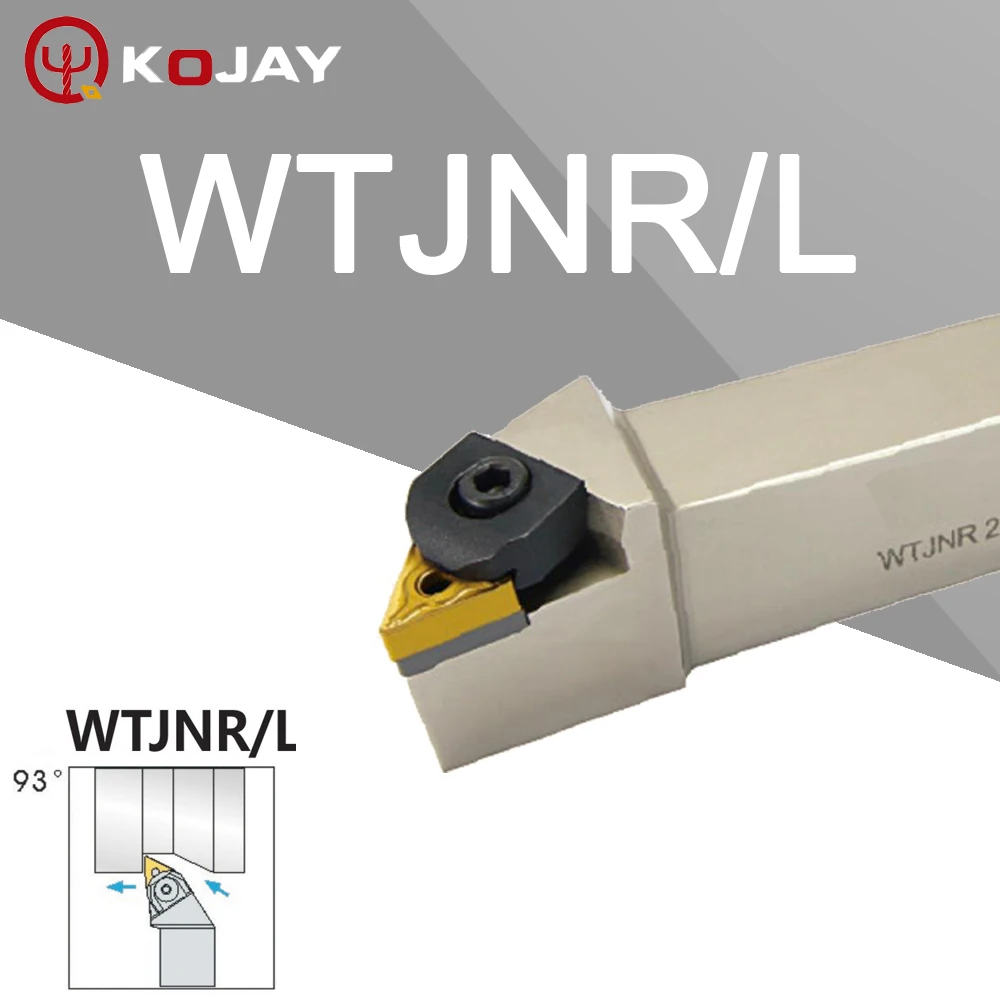 Herramienta de torneado externo WTJNR2020K16 WTJNR2525M16 TNMG1604 inserto de carburo cortador ...