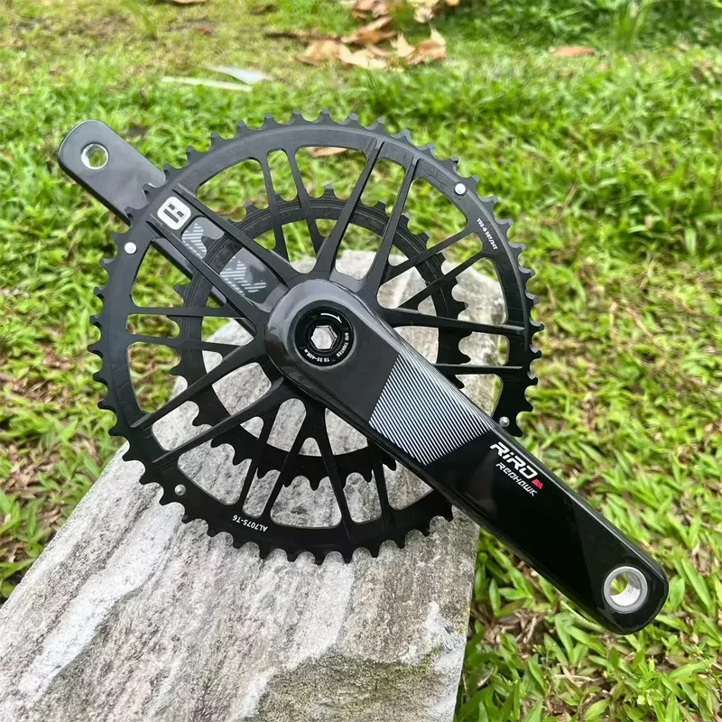 RIRO Carbon Fiber Crank Road Bike 11/12 Speed 50-34/53-39T Direct Mount ...
