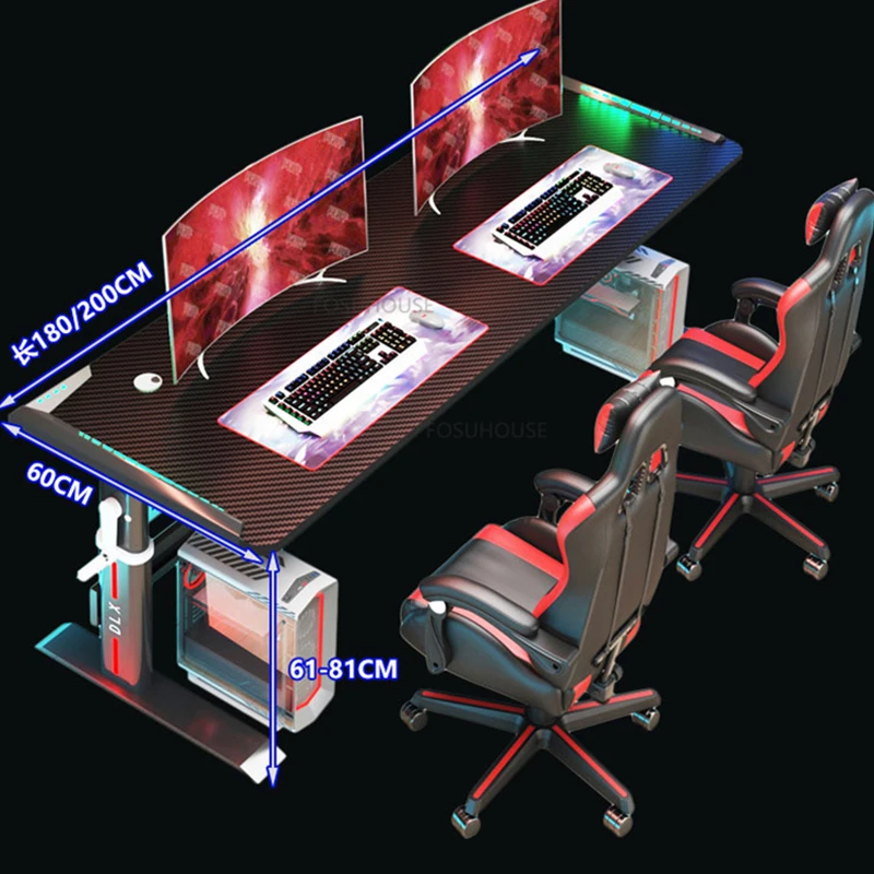 Bàn chơi game để Bàn bằng sợi carbon hiện đại Nội thất văn phòng Bàn ...