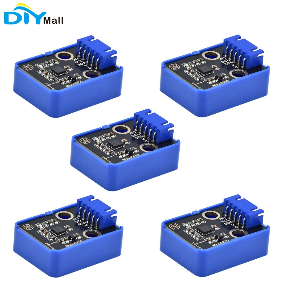 Keyes-MPU6050-3-Axis-Acceleration-Sensor-5V-IIC-I2C-Blue-Terminal-with ...