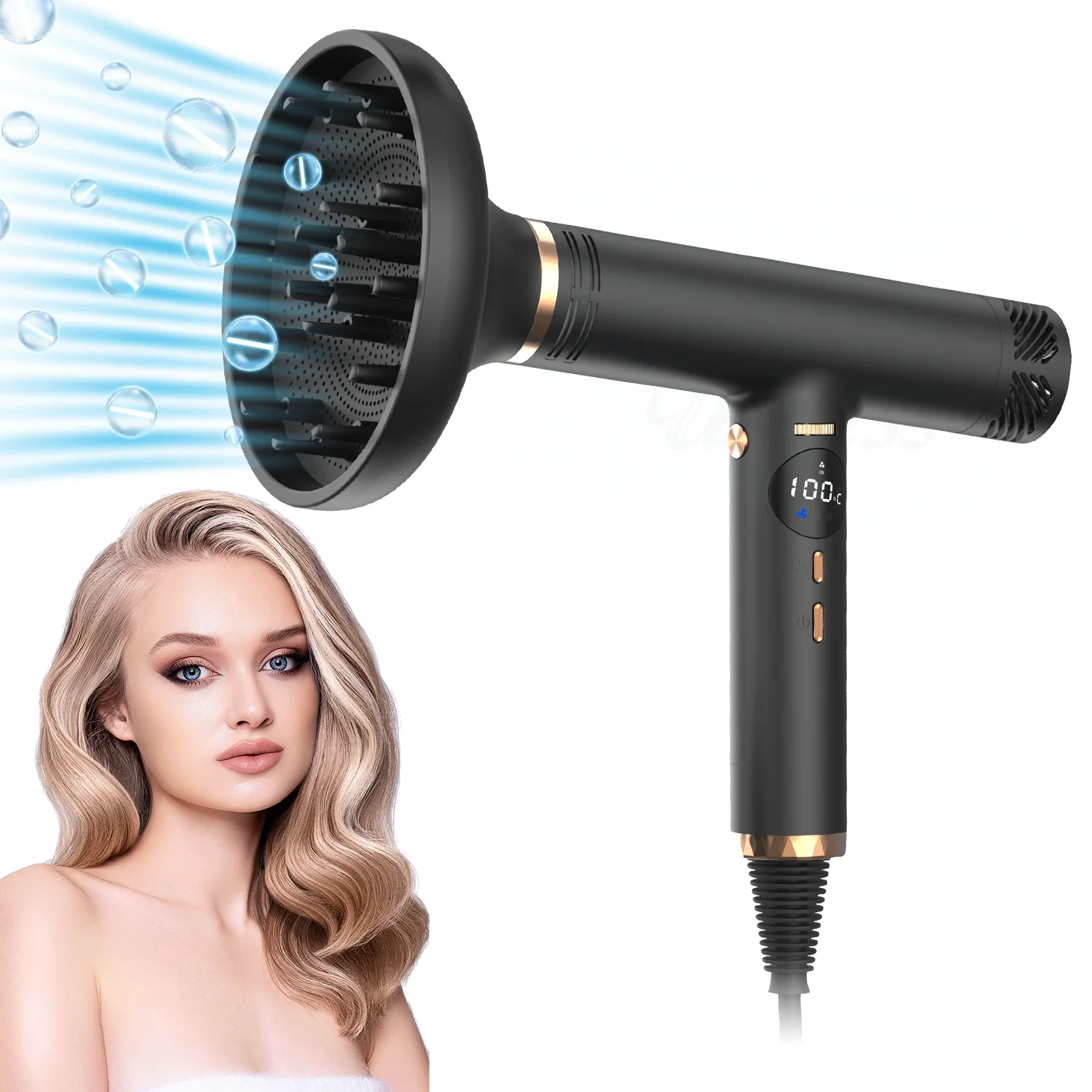 3-in-1-set-Professional-High-Power-Salon-Blow-Dryer-110000rpm-Hot-And ...