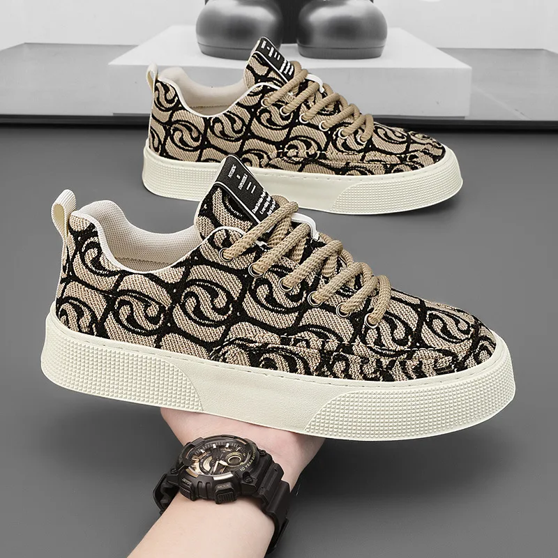 Designer-Men-Shoes-New-Prints-Male-Sneakers-Canvas-Shoes-for-Men-Trendy ...
