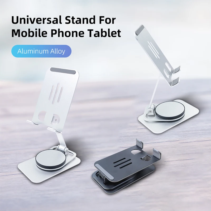 Tablet Stand 360° Rotation Adjustable Foldable Holders For Mini Pc ...