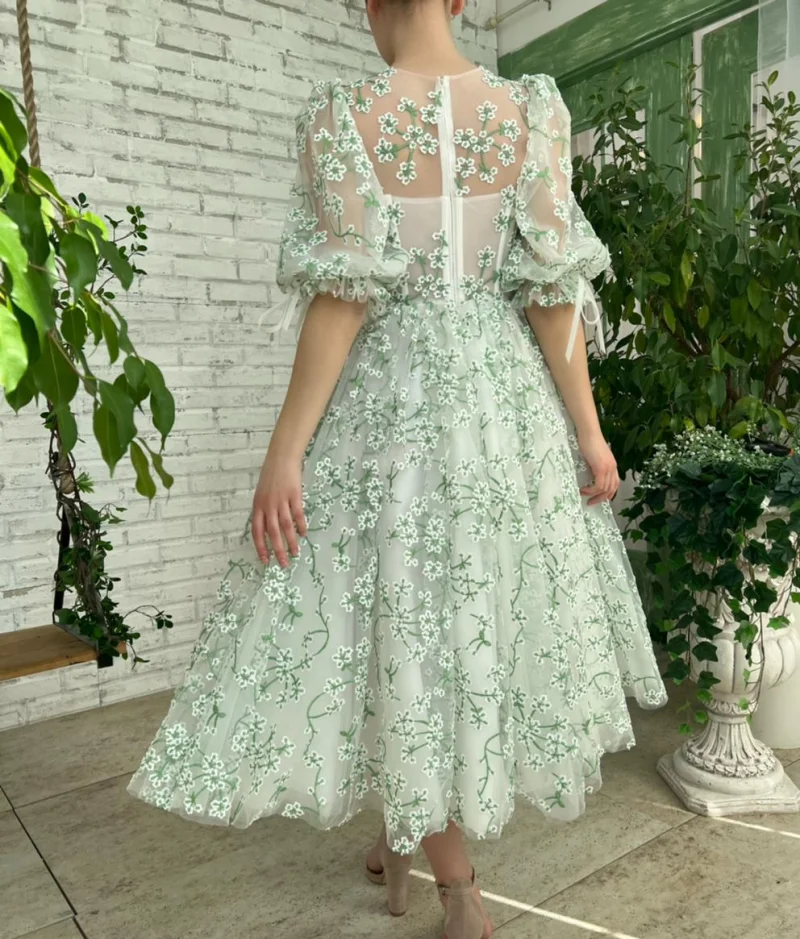 Casual Tea Length Dress
