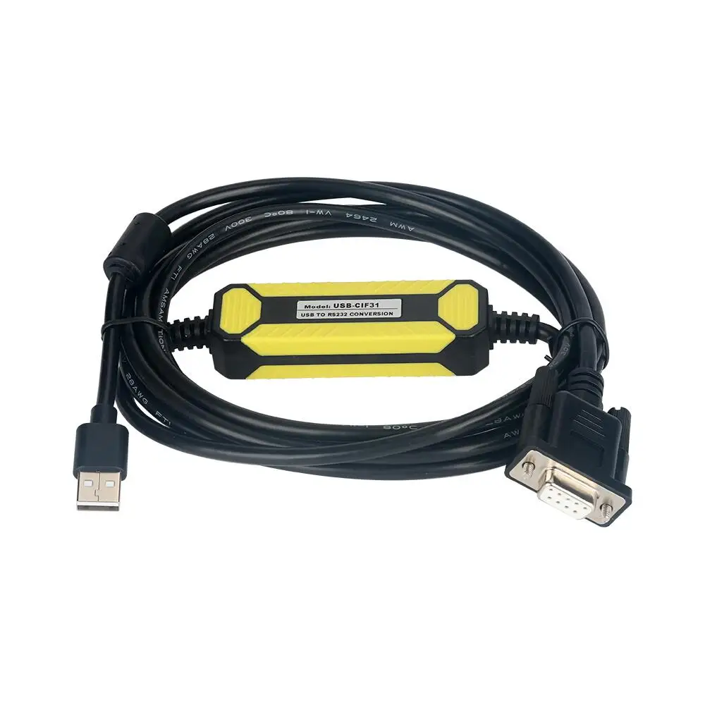 Female Port USB CIF31 Programming Cable For Omron USB to RS232 PLC ...