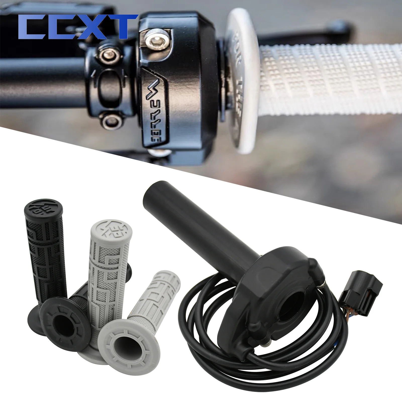 22mm-Motorcycle-Throttle-Turn-Grip-Handlebar-Accelerated-Handle ...