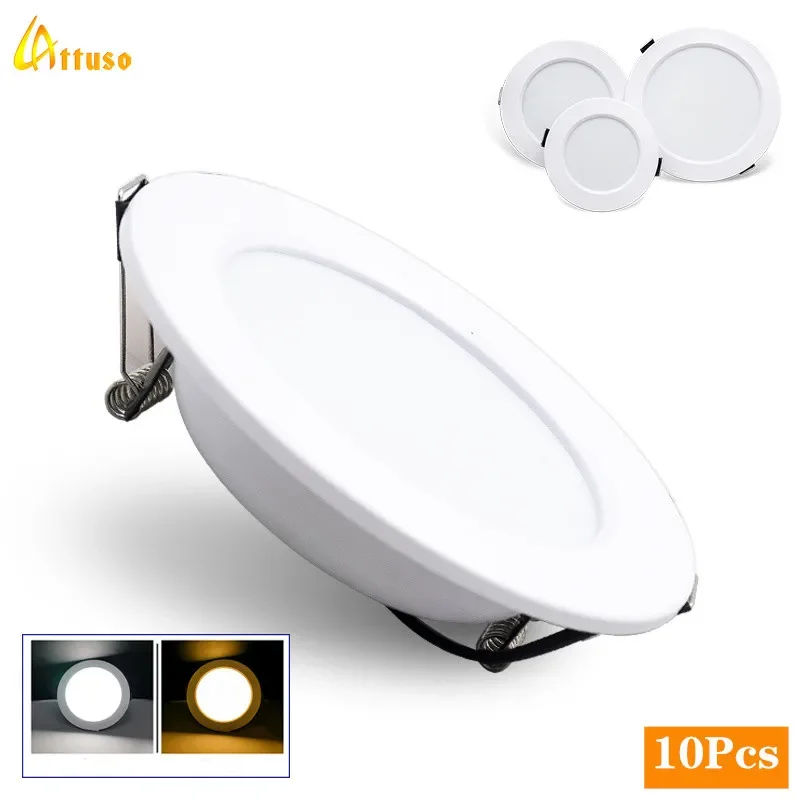 10Pcs-Lot-Recessed-Down-Led-Downlight-AC110V-220V-DC12V-24V-Ceiling ...