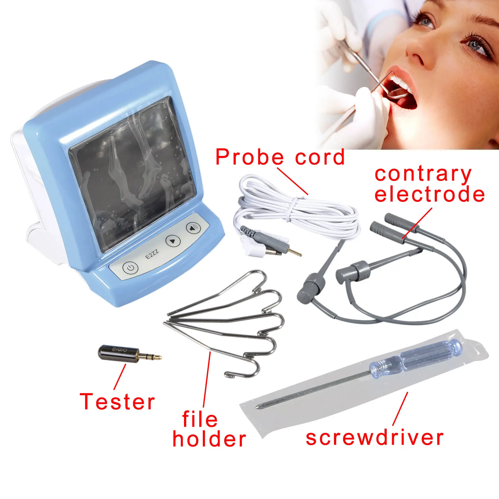 Dental-Endodontics-Apex-Locator-Endo-Root-Canal-Finder-With-File-Holder ...