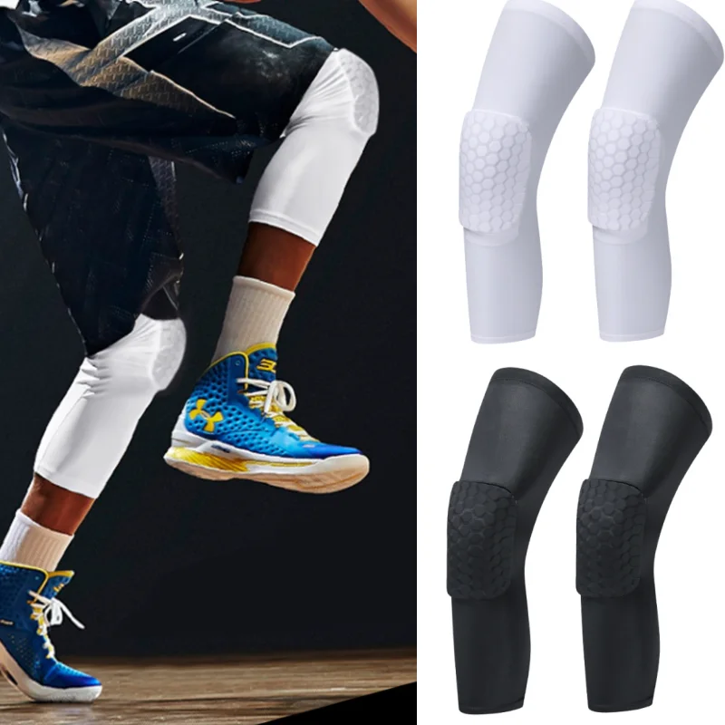 Basketball-Knee-Pads-running-Protector-Compression-Sleeves-Honeycomb ...