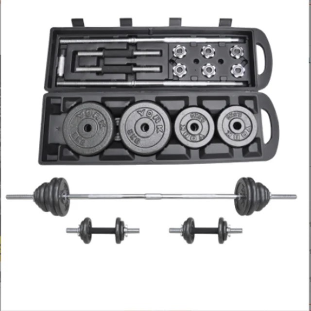 Fitness dumbbell electroplating paint barbell dumbbell set plastic box ...