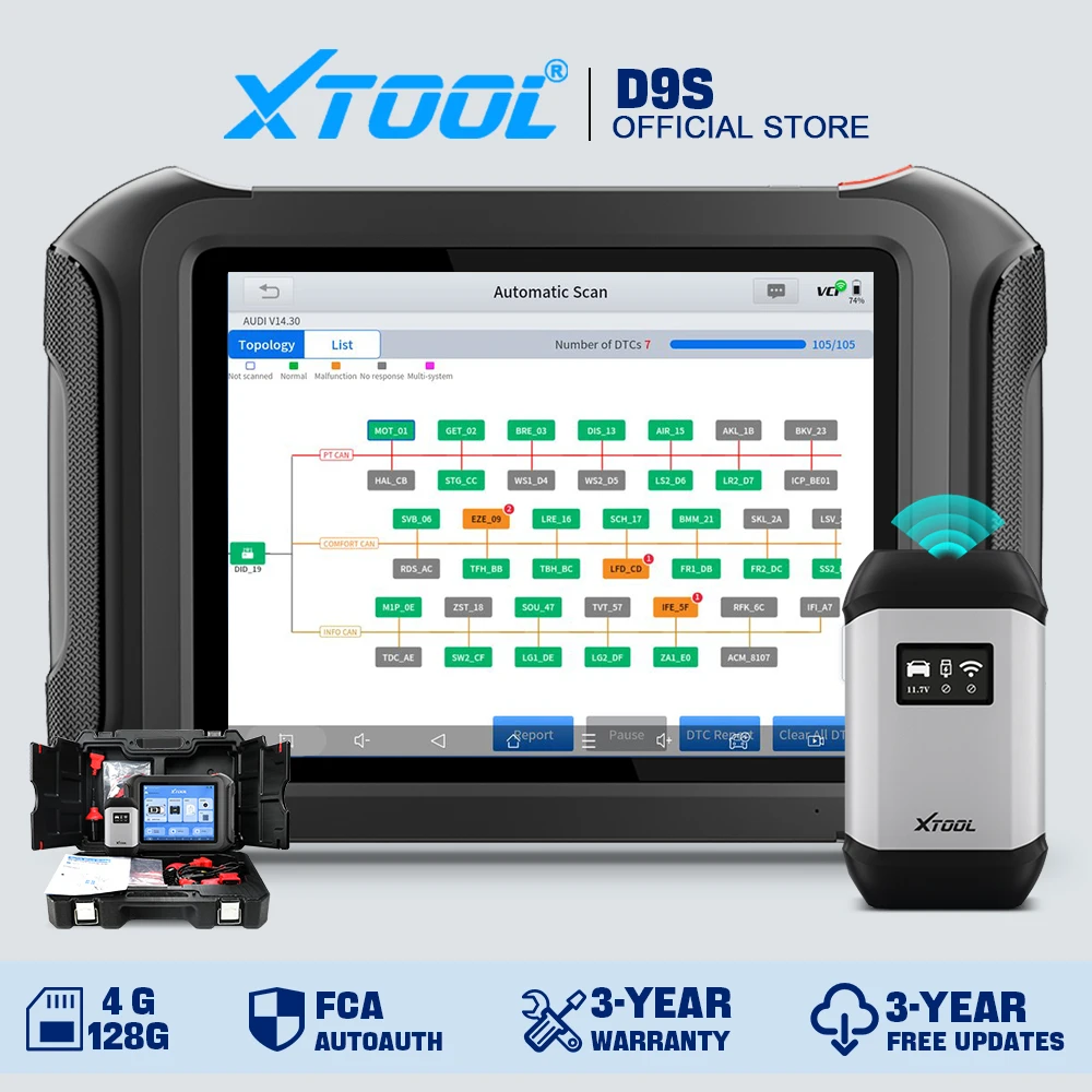 XTOOL-D9-D9S-Full-System-Car-Diagnostic-Tool-Bi-Directional-Control-ECU ...