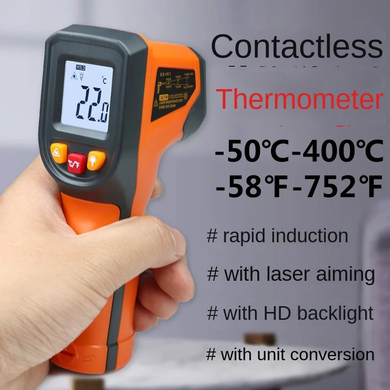 Infrared Thermometer , Handheld Heat Temperature For Cooking Tester ...