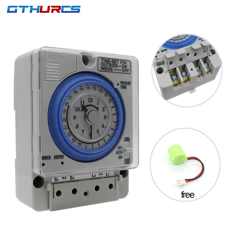 Tb35 Tb388 Tb35n Power Failure Memory 100-240v Timer Mechanical Din ...