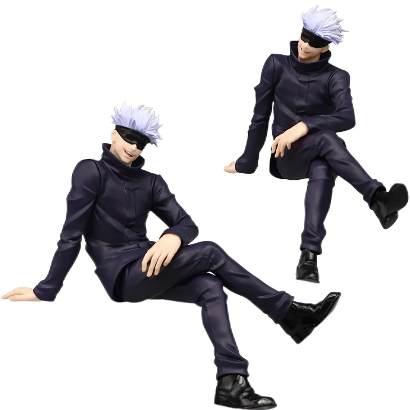 Hot Anime Jujutsu Kaisen Blindfolded Gojo Satoru Extruded Noodles 13CM ...