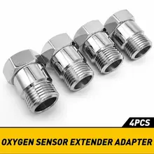 4PCS O2 Oxygen Sensor Test Pipe Extender Spacer Adapter Steel and ...