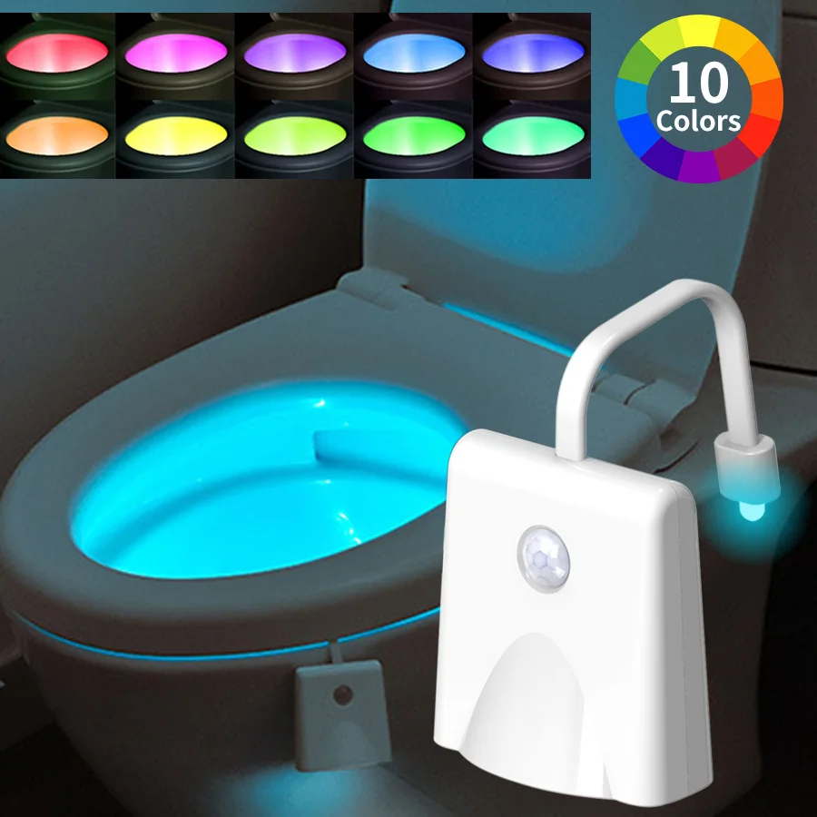 New-Toilet-Led-Night-Light-for-Bathroom-Restroom-Motion-Sensor ...