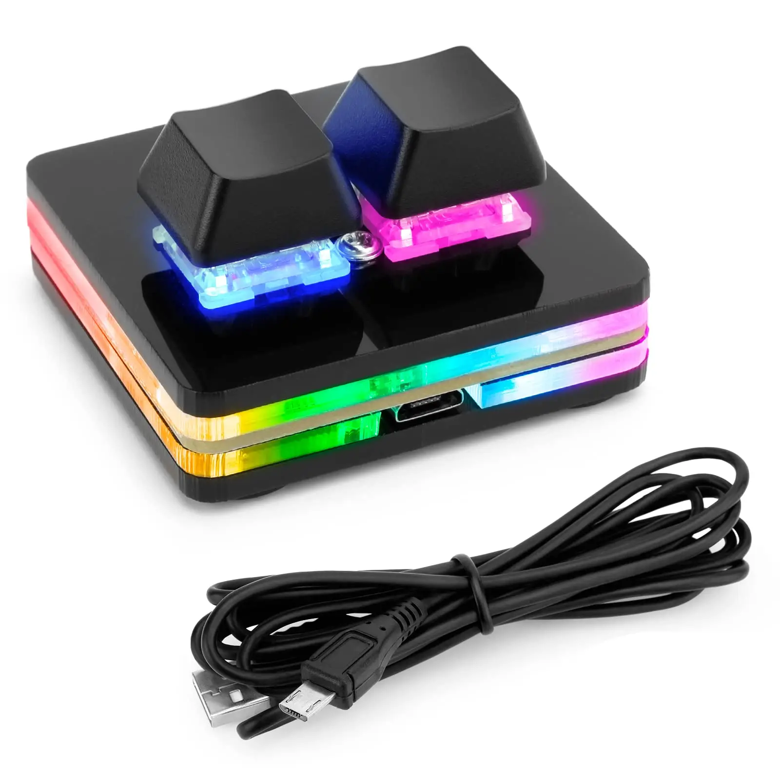 OSU-Gaming-Keyboard-Macro-Keyboards-RGB-LED-2-Key-Copy-Paste-Mini ...