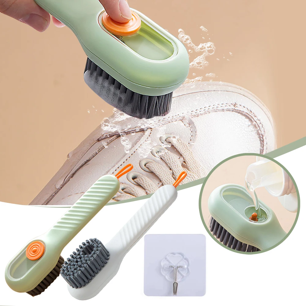 Multifunction-Shoe-Brush-Soft-Bristled-Liquid-Filled-Up-Wash-Shoe ...