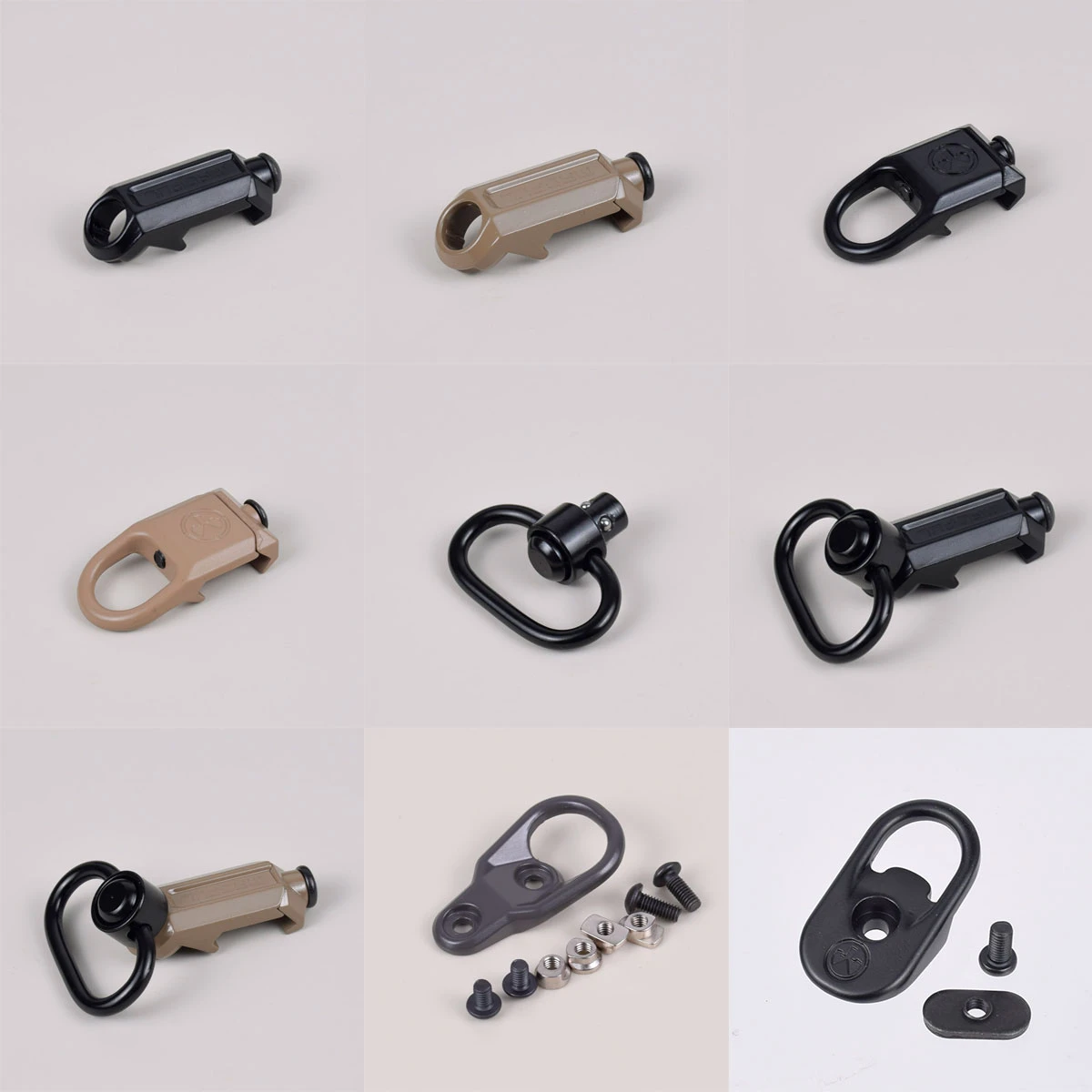 Tactical RSA GBB BB Gun QD Rail Slings Strap Quick Detach Sling Swivel ...