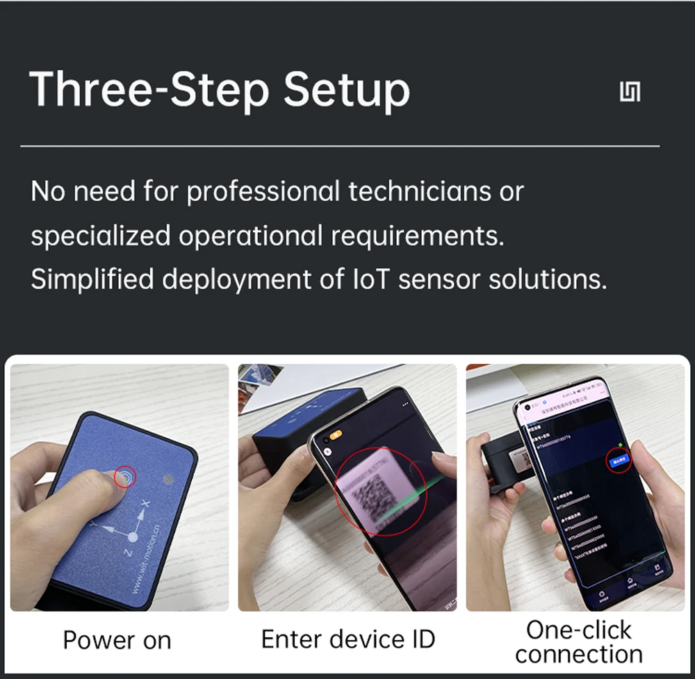 WitMotion WT301IOT-LTE 4G Wireless Tilt Alarm Angle Acceleration Senso