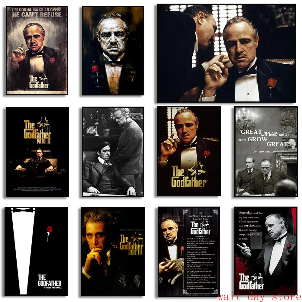 The Godfather Poster Al Pacino
