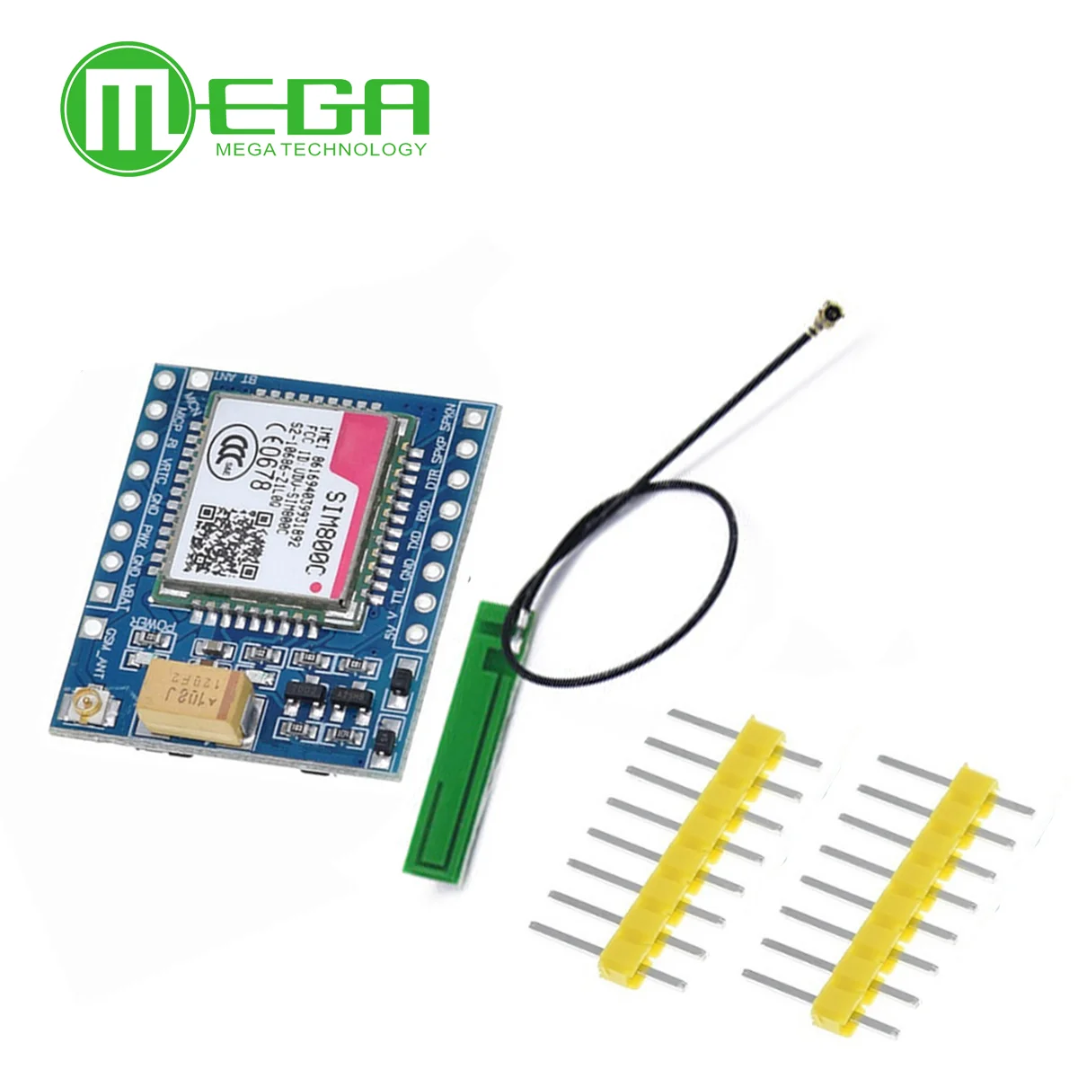 5V 3.3V SIM800C GSM GPRS Electronic PCB Board Module TTL Development ...