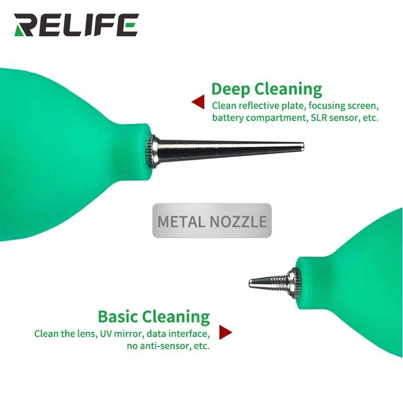 Relife RL-043A 2 In 1 Phone Repair Dust Cleaner Air Blower Ball Dust ...