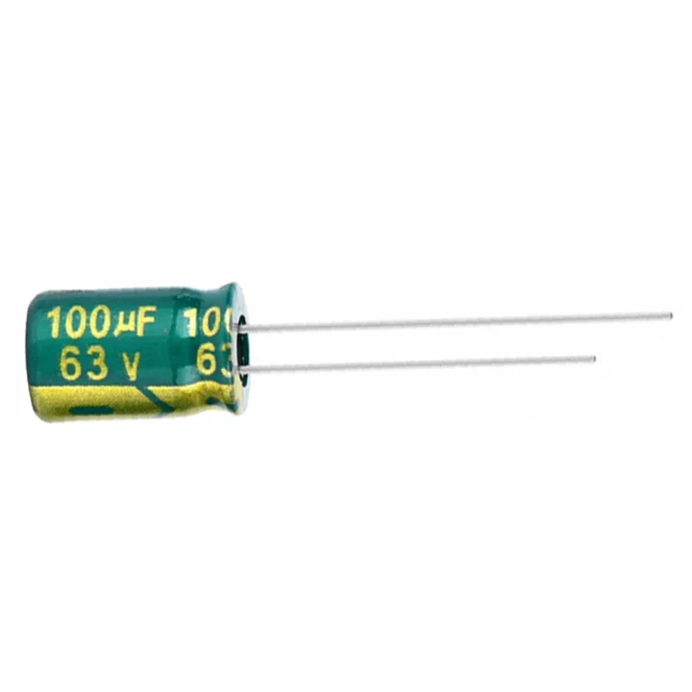 10PCS 100uF 63V 8x12mm 63V100uF Aluminum Electrolytic Capacitor ...