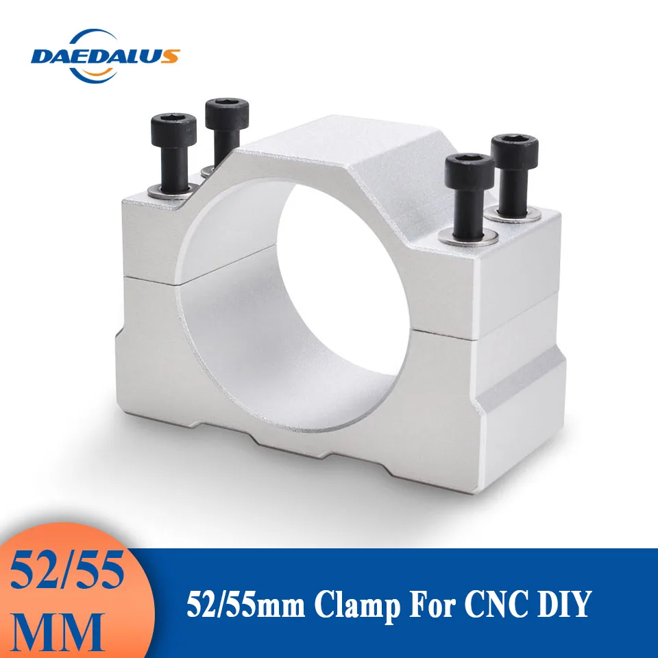 Daedalus-CNC-Machine-Spindle-Motor-Router-Mount-Bracket-spindle-fixture-with-screws-52mm-55mm ...