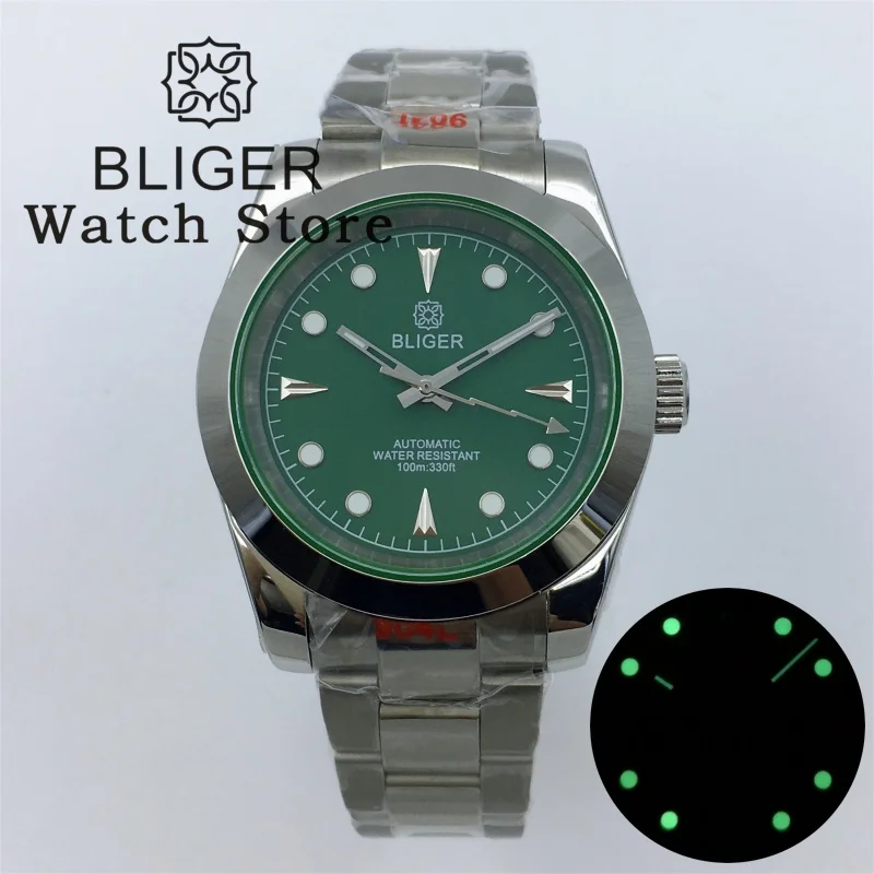 BLIGER-36mm-39mm-NH35-PT5000-Automatic-Watch-For-Men-Green-Edge ...