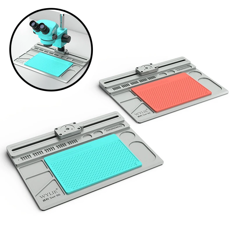 WYLIE-Microscope-Movable-Repair-Pad-Insulation-Heat-Resistant-Silicon ...