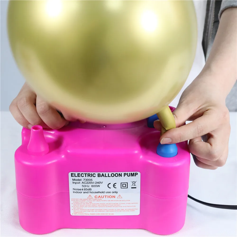 1Pcs-EU-Plug-High-Voltage-Double-Hole-Air-Compressor-Electric-Balloon ...