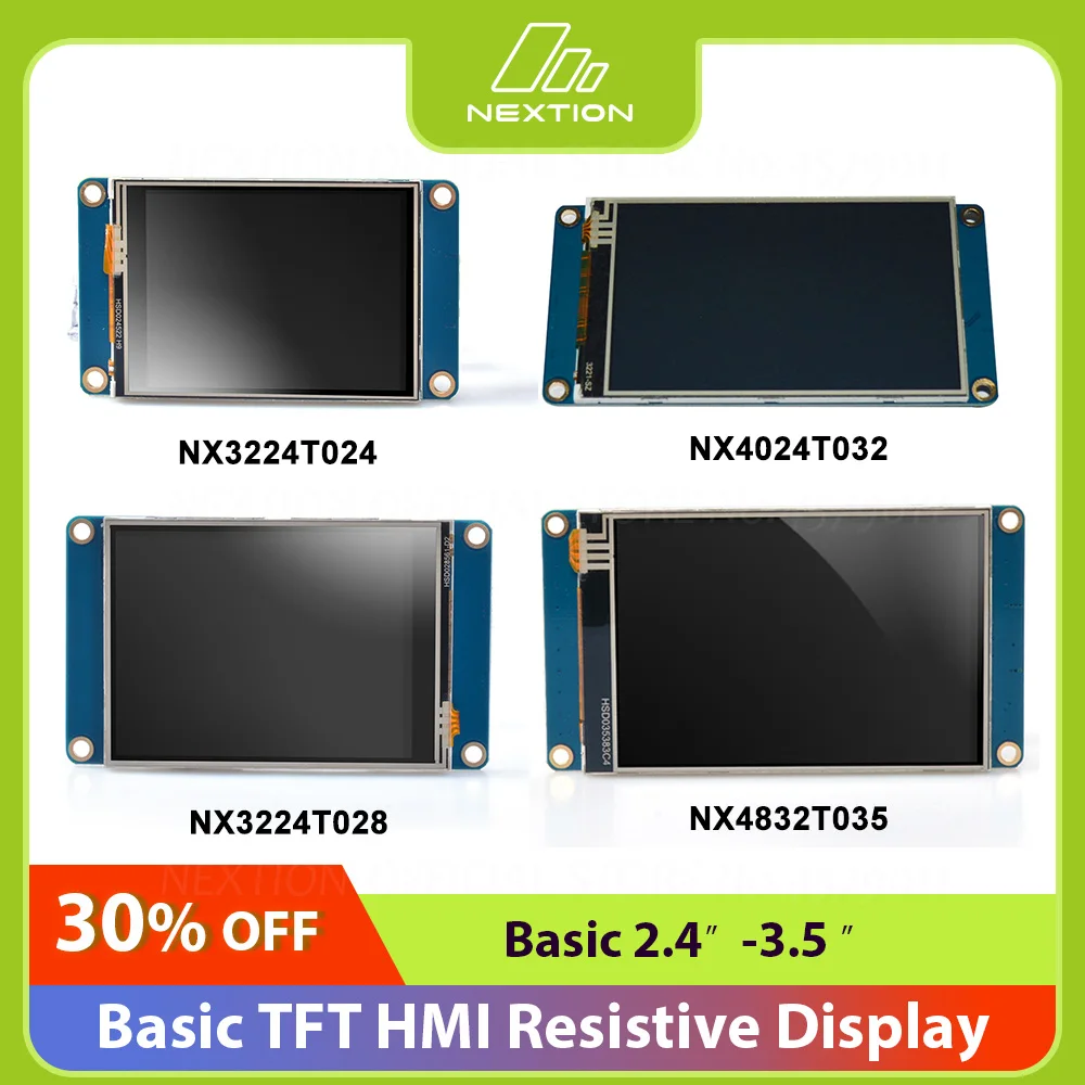 Nextion Basic LCD Display Generic 2.4" 2.8" 3.2" 3.5" HMI TFT Intelligent LCD Resistive Touch ...