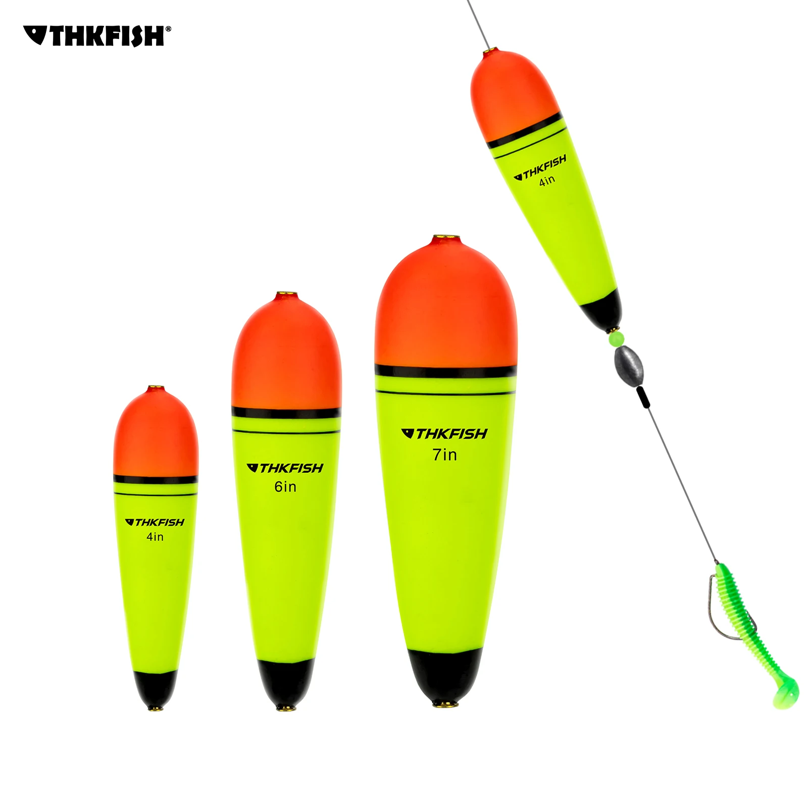 1pcs-6in-Fishing-Floats-Slip-Bobber-EVA-Foam-Freshwater-Fishing-Bobbers ...