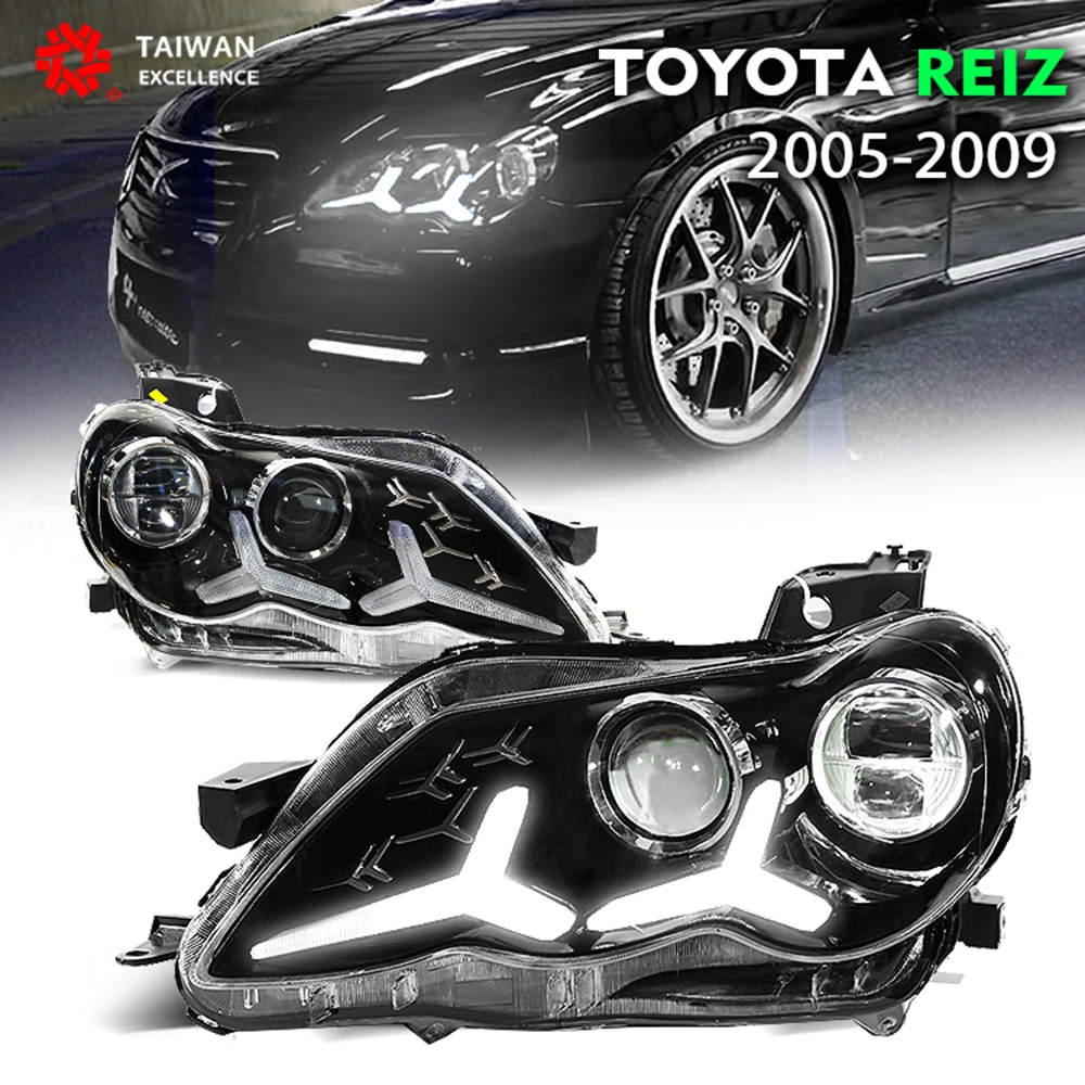 Super Q Factory High Quality Mark X Headlight For Toyota Reiz 2005-2009 ...