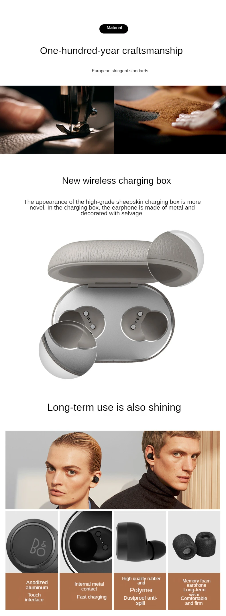 B&O Beoplay E8 3.0 TWS True Wireless Bluetooth Earphones Wireless ...