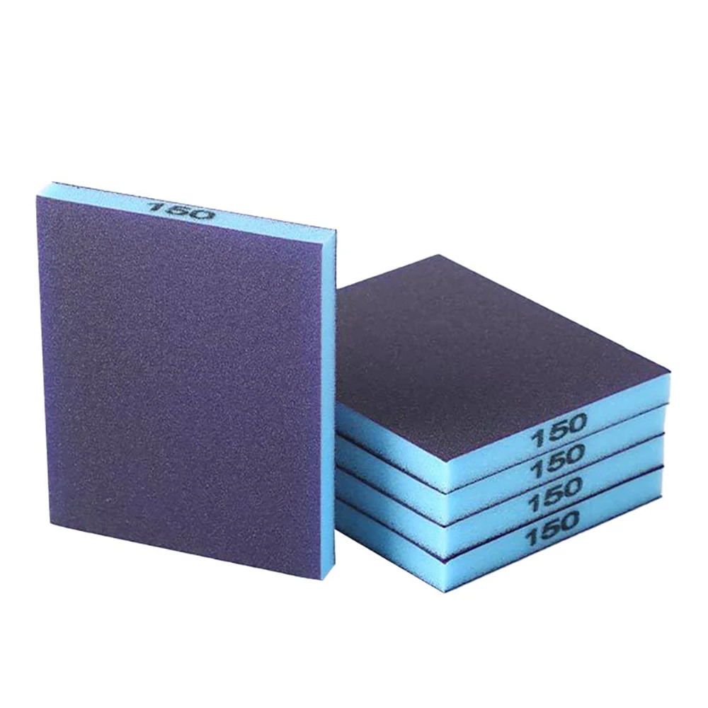 6PCS Sanding Sponge 60-320 Grit Washable and Reusable Wet Dry Sanding ...