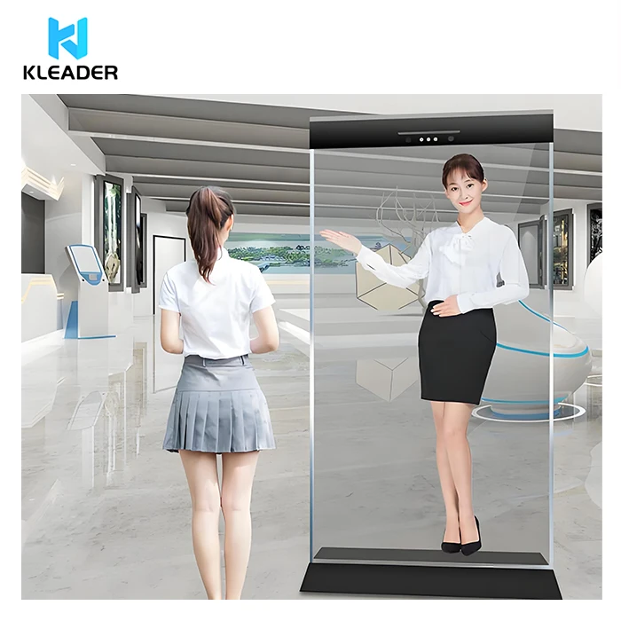 Human-size-3D-Portrait-AI-voice-control-kiosk-robot-Interactive ...