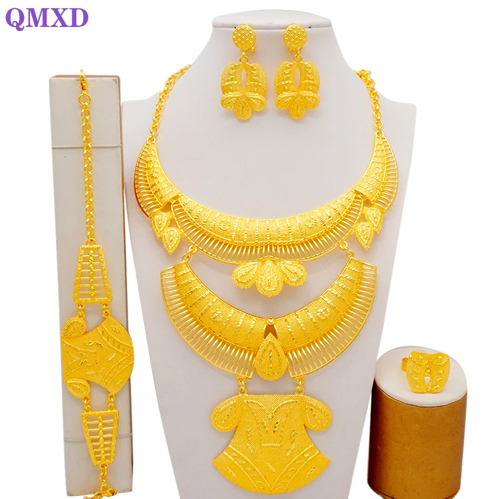 Luxury-Dubai-African-Gold-Color-Jewelry-Sets-Arabic-Necklace-Sets-For ...