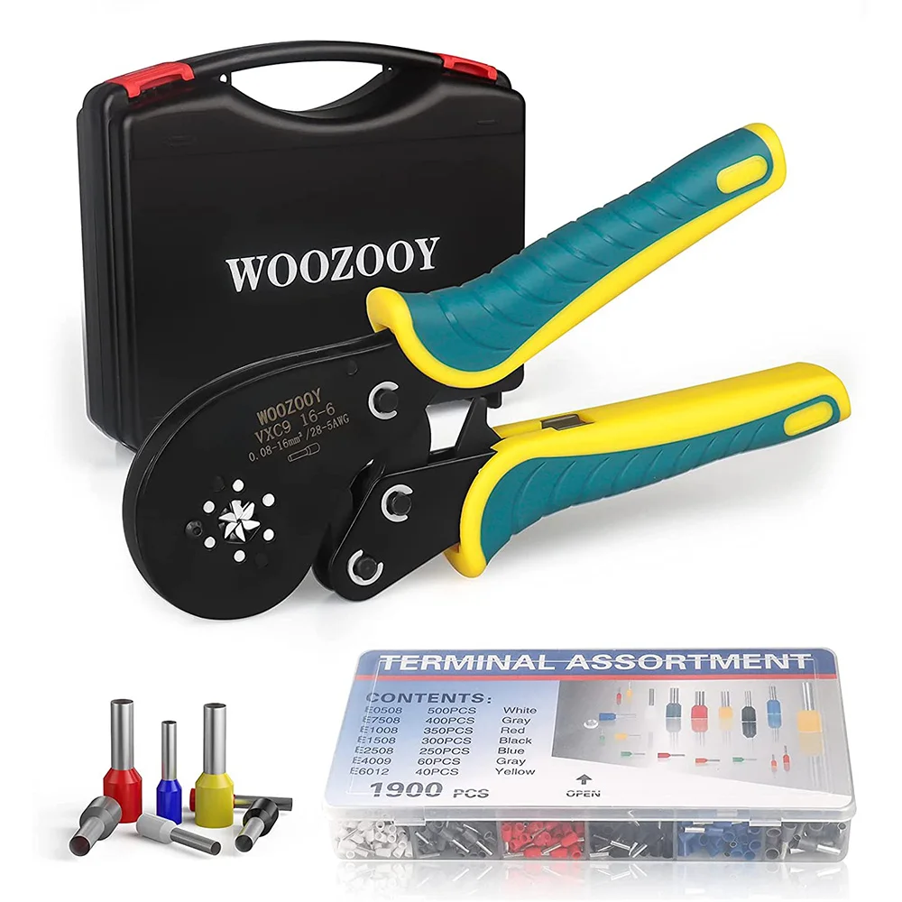 VXC9-16-6-Hexagonal-Wire-Crimper-Ratcheting-Self-adjustable-Crimping ...