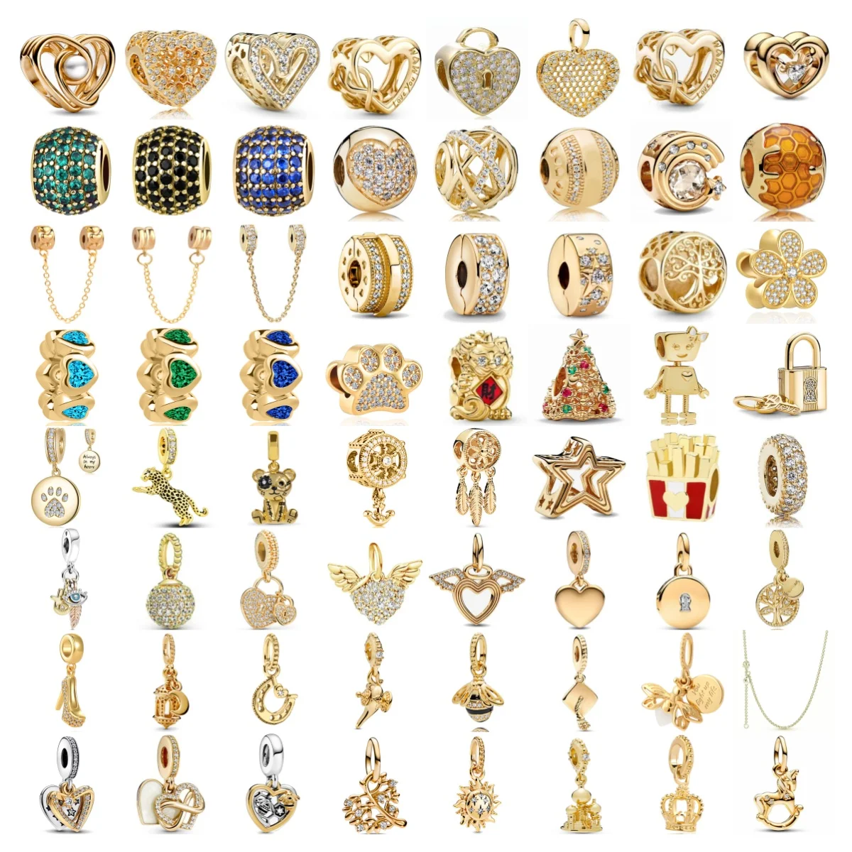 Original-nuevo-DIY-joyer-a-de-mujer-fina-Plata-de-Ley-925-chapada-en ...